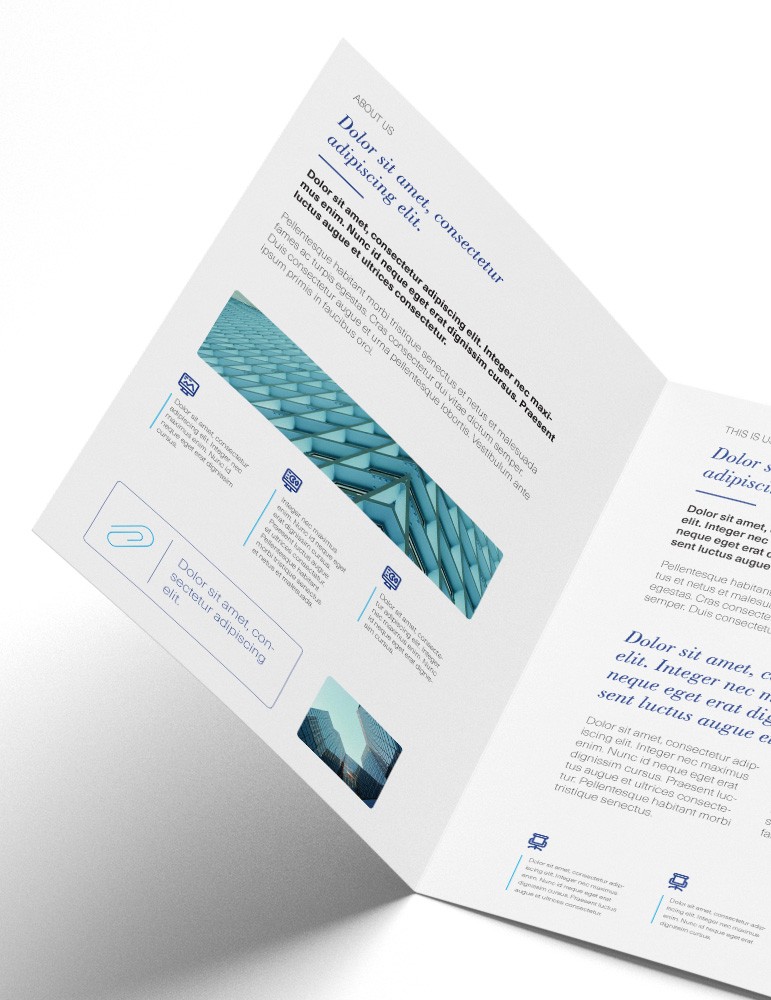 Dípticos publicitarios envios a todo el Ecuador