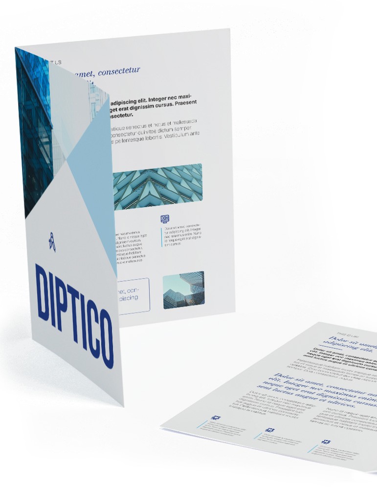 Dípticos publicitarios envios a todo el Ecuador